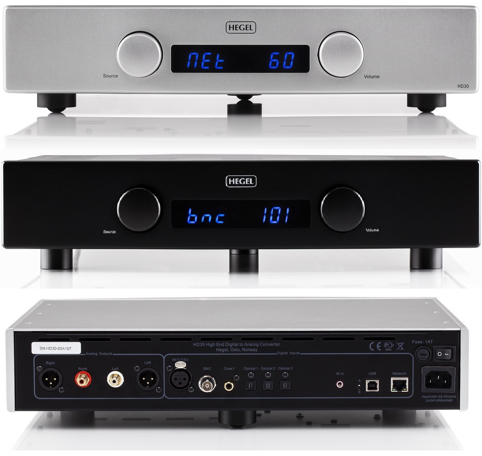 Hegel - HD30 Convertisseur DAC numérique analogique